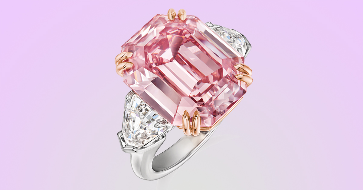 Идея подарка: кольцо Winston Pink Legacy с розовым бриллиантом | Posta ...